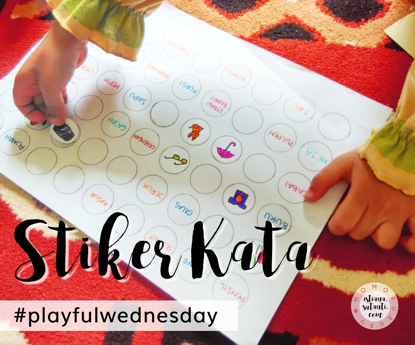 Playful Wednesday: Stiker Kata - Blog Traveling Keluarga Indonesia