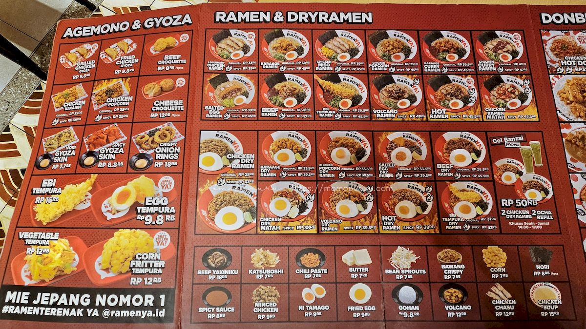 Review Ramen YA!, Mana yang Jadi Favorit Kami Ya? - Blog Traveling ...