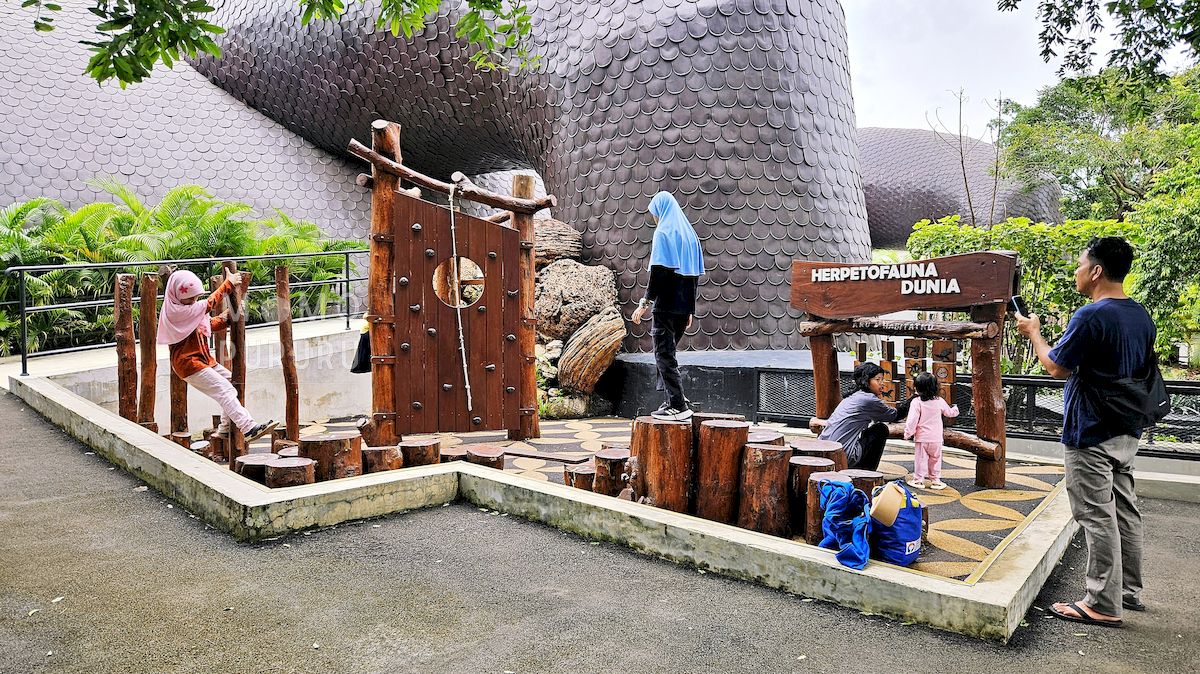 Bertemu Komodo di Museum Komodo TMII
